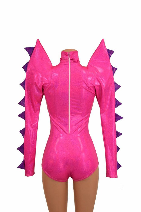 Spiked Mega Sharp Shoulder Romper - Coquetry Clothing